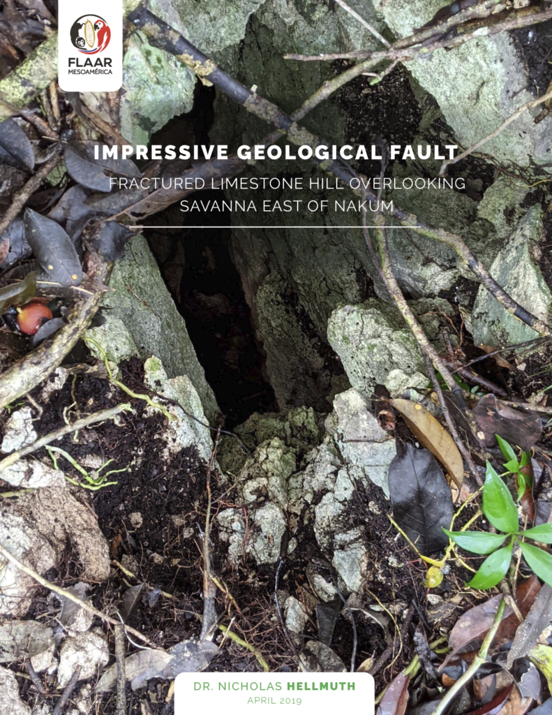 Impressive Geological Fault, Fractured Limestone Hill Overlooking ...